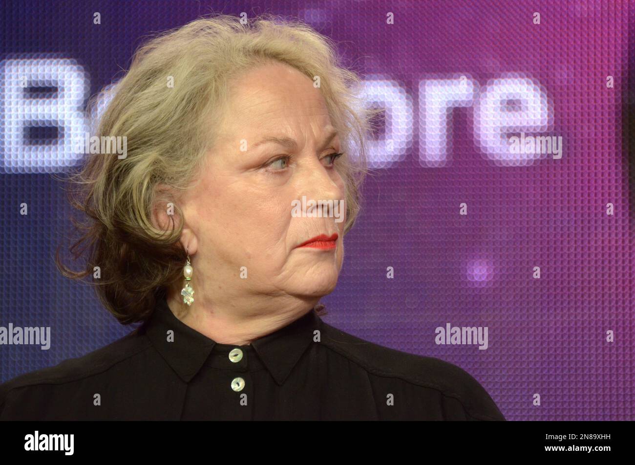 Pam Ferris attends the PBS Winter TCA Tour at the Langham Huntington ...