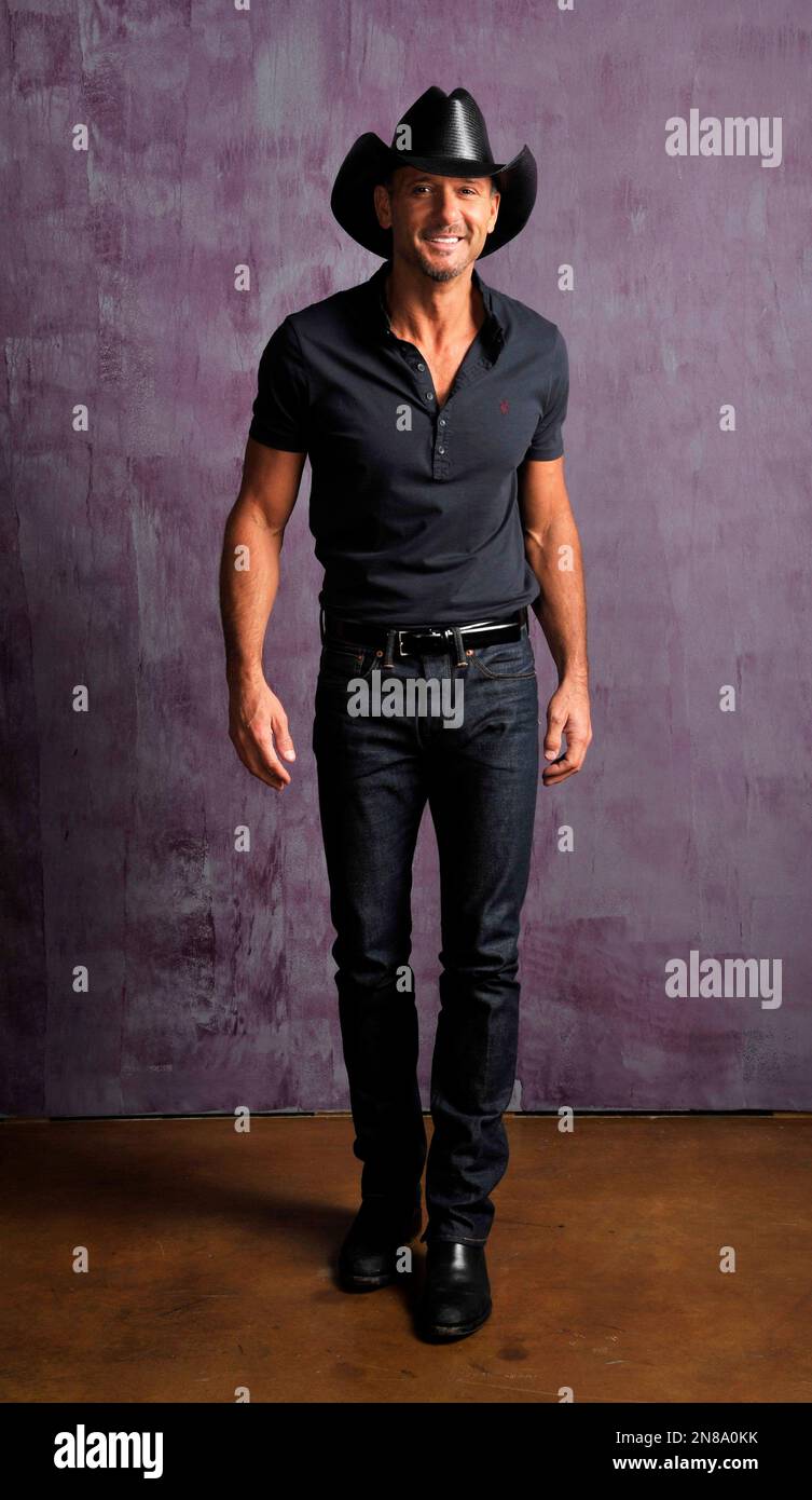 Country singer and actor Tim McGraw poses for a portrait, on Tuesday ...