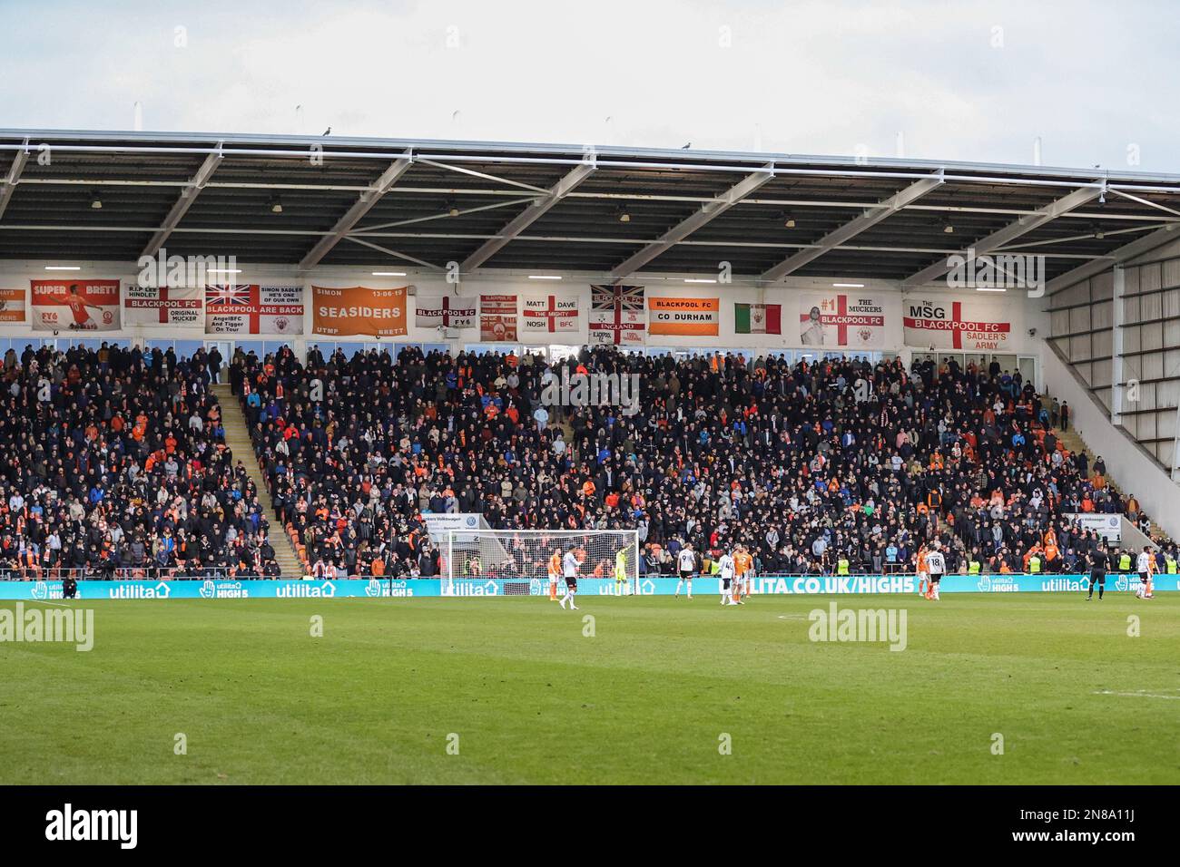 Blackpool fans during the Sky Bet Championship match Blackpool vs ...