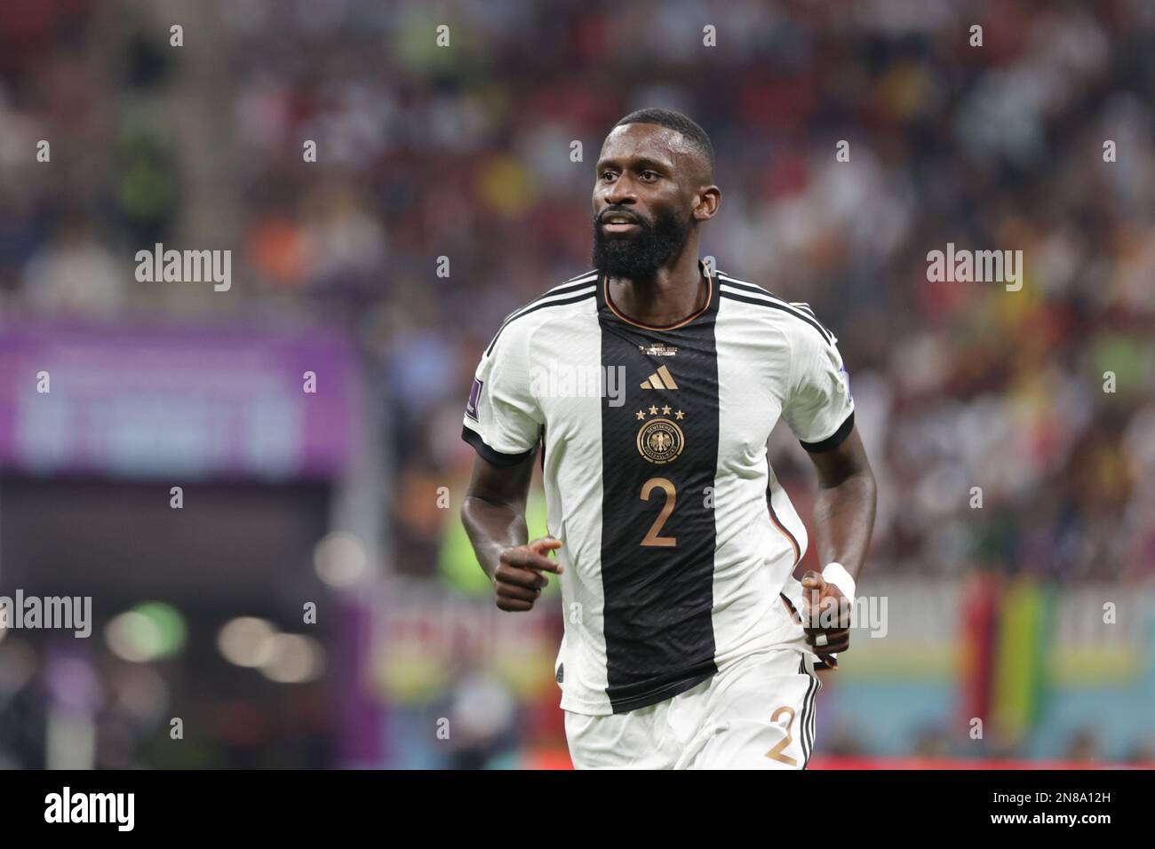 Antonio Rudiger of Germany seen during the FIFA World Cup Qatar 2022 ...
