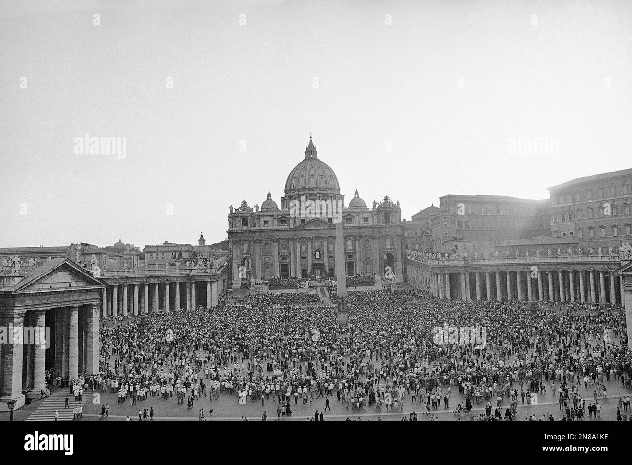 This is a general view of St. Peter's Square in Vatican City, June 30 ...