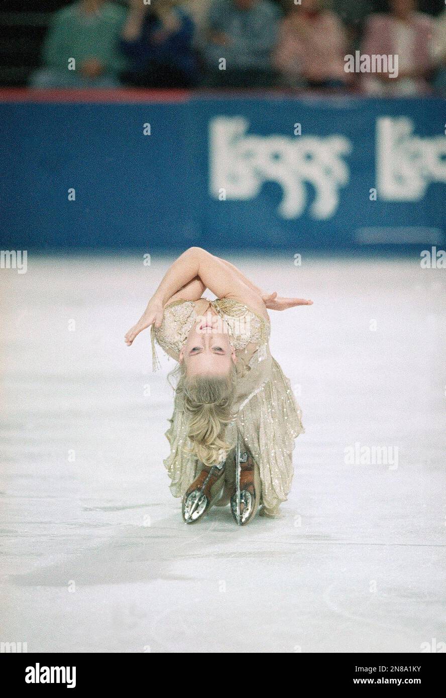 Rosalynn Sumners begins her routine during the Hershey's Kisses Pro-Am ...