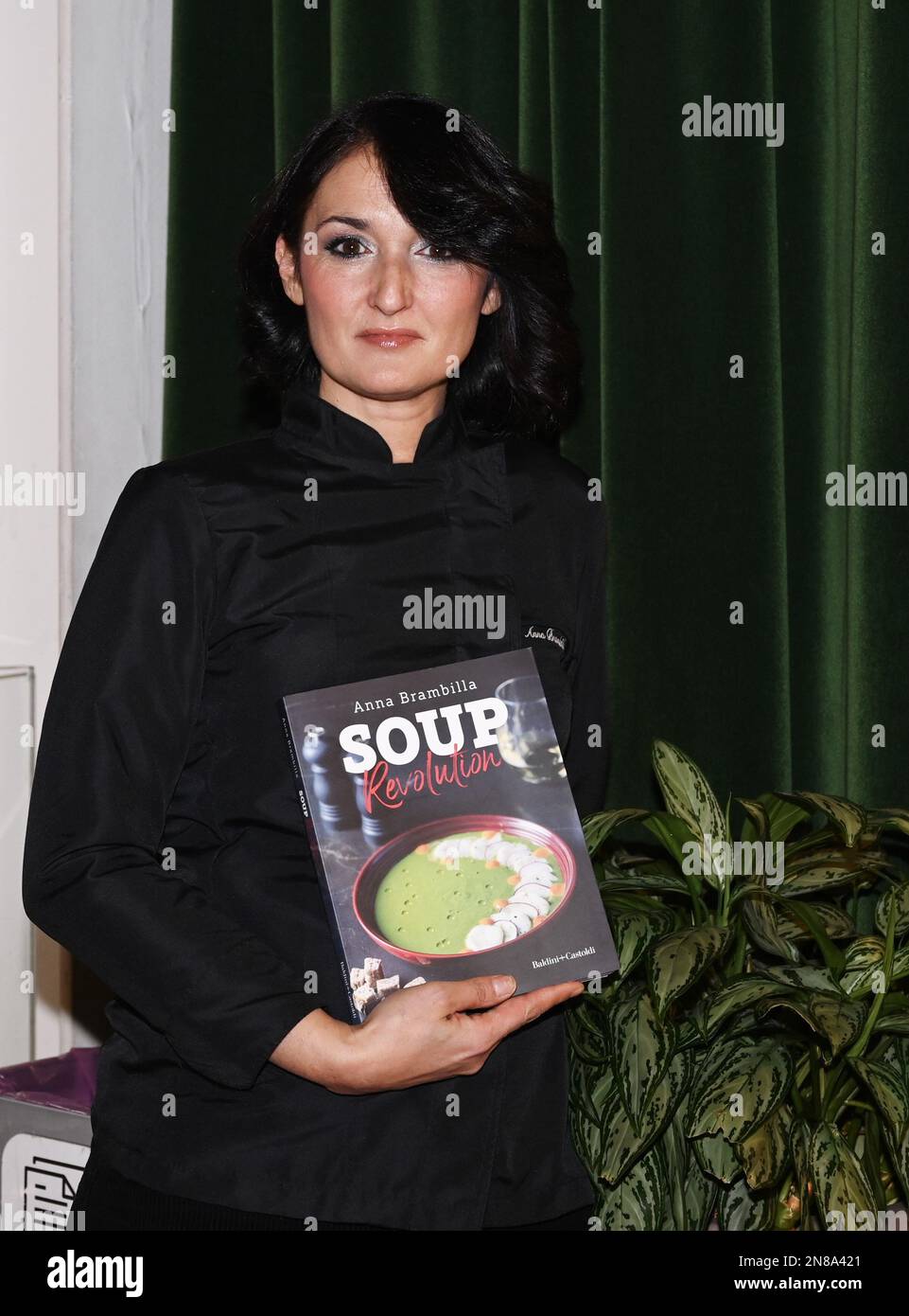 Milan, Italy. 11th Feb, 2023. Milan, Italy Anna Brambilla chef presents ...