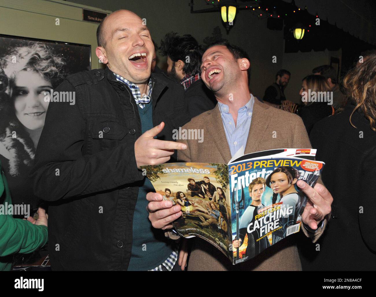 Actor Paul Scheer, left, and actor/comedian Nick Kroll attend an ...