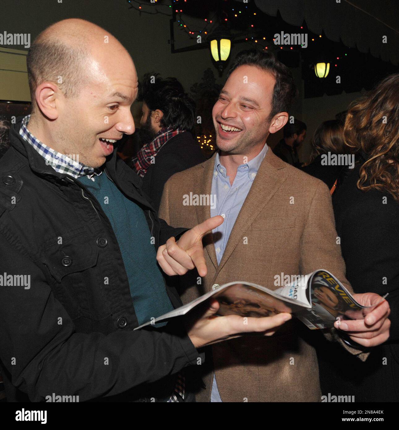 Actor Paul Scheer, left, and actor/comedian Nick Kroll attend an ...