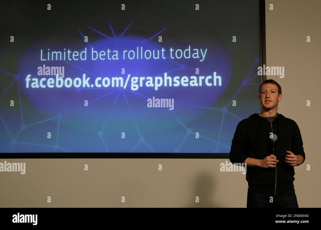Facebook CEO Mark Zuckerberg speaks at Facebook headquarters in Menlo ...