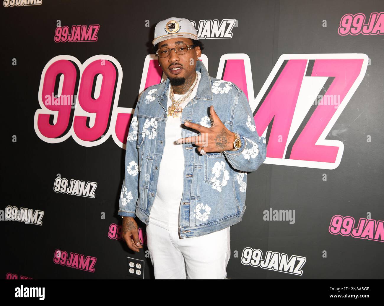 Hollywood, FL, USA. 10th Feb, 2023. Ball Greezy visits Jamz Live at ... Hollywood, FL, USA. 10th Feb, 2023. Ball Greezy visits Jamz Live at ...
