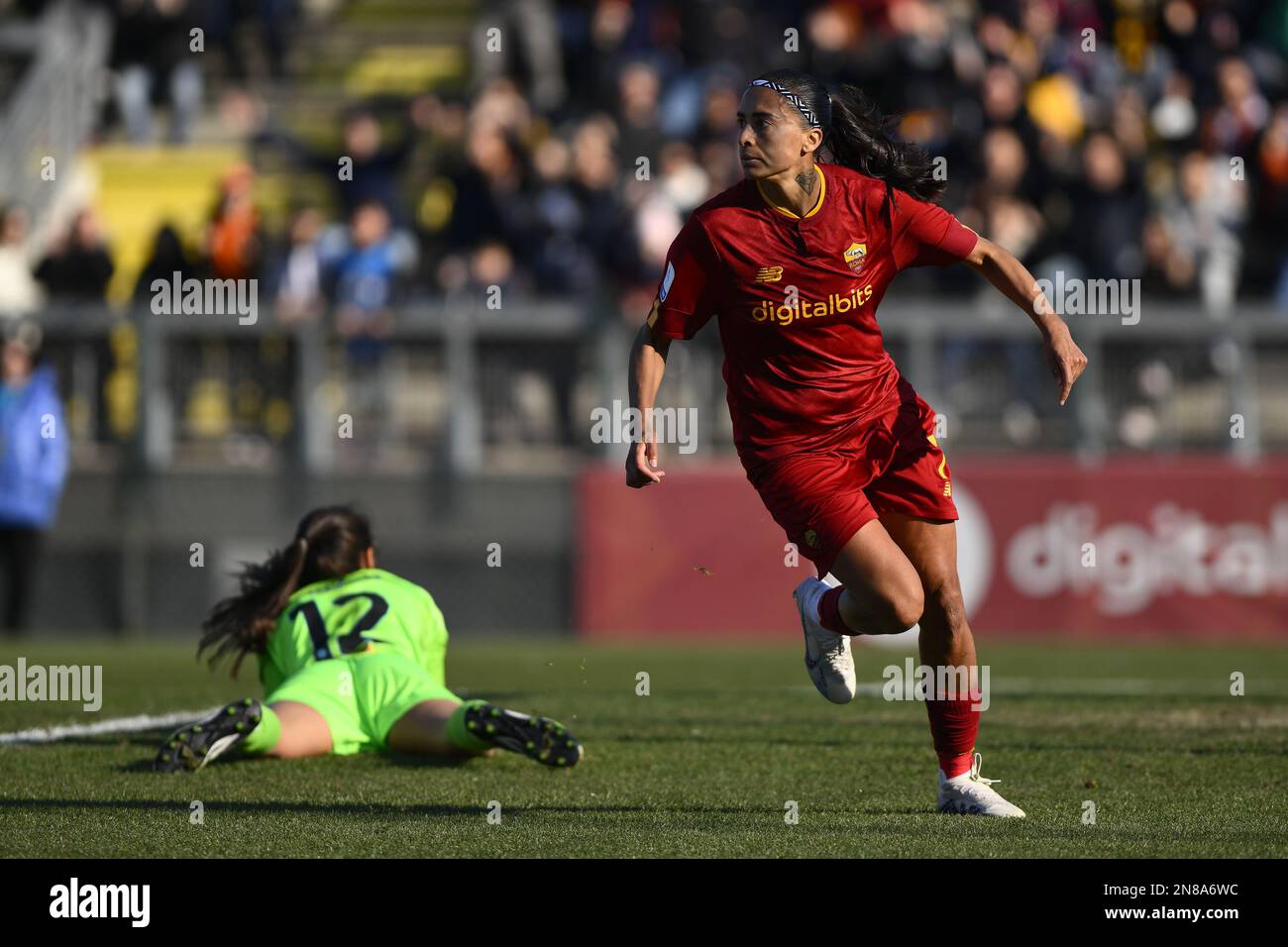 Andressa Alves of AS Roma Women during the 17th day of the Serie A ...