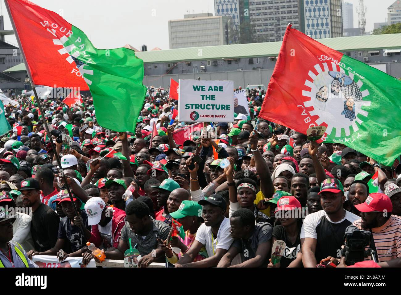 Supporters of Nigeria's Labour Party's Presidential Candidate Peter Obi ...
