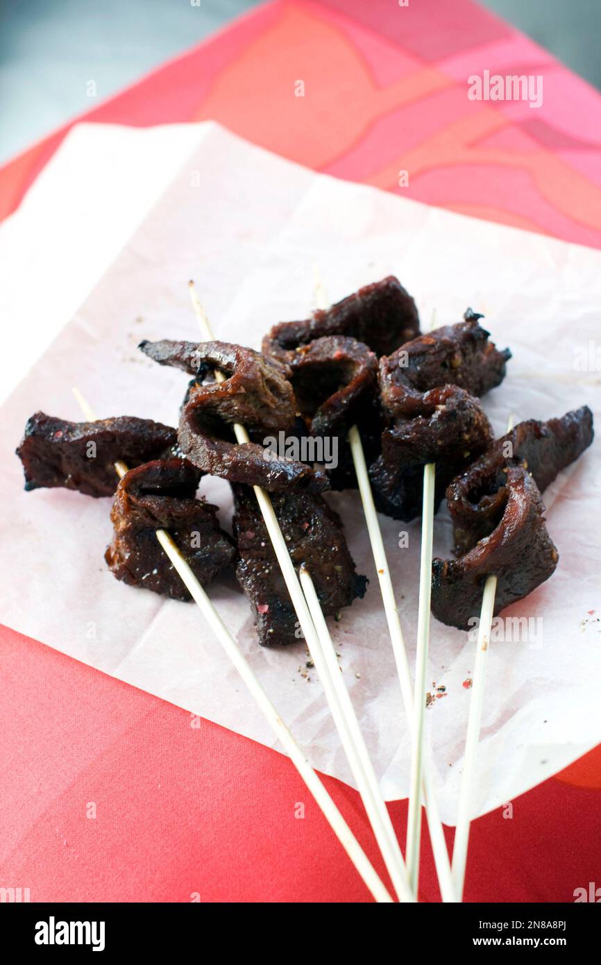 In this image taken on January 7, 2013, sweet and sticky slow cooked ...