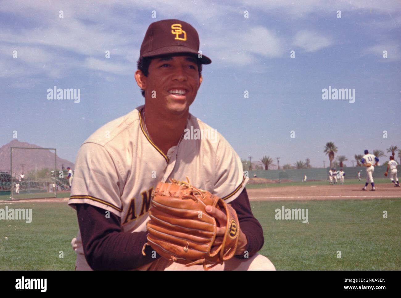 San Diego Padres infielder Enzo Hernandez poses for a photo, location ...