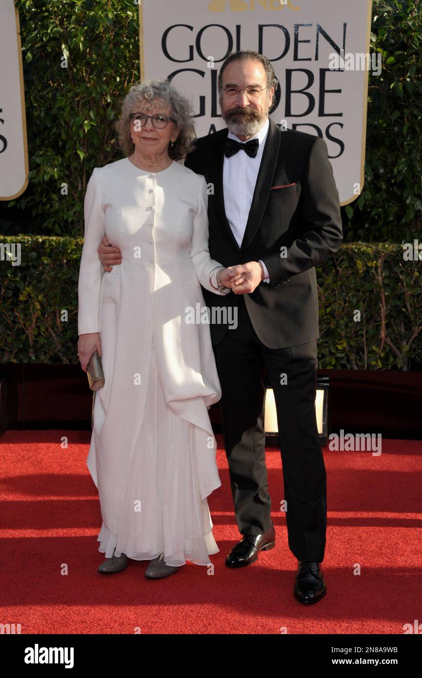 Mandy Patrinkin, right, and Kathryn Grody at the 70th Annual Golden ...
