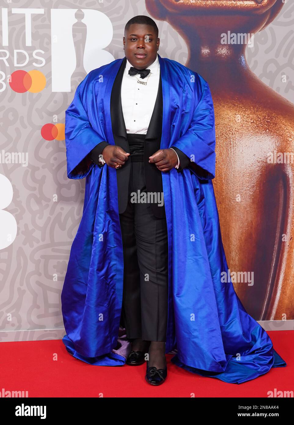 Jacob Lusk from Gabriels attending the Brit Awards 2023 at the O2 Arena ...