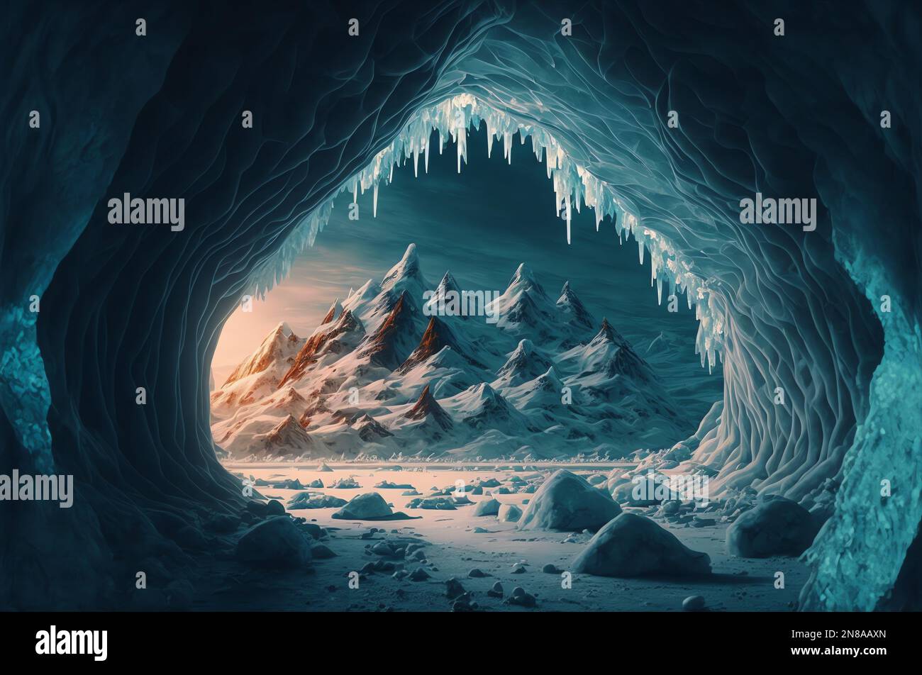 Fantasy cave hi-res stock photography and images - Alamy