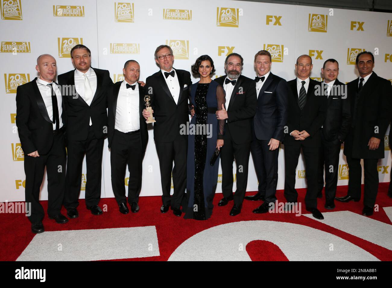 The cast of Homeland attends the Fox Golden Globes Party on Sunday ...