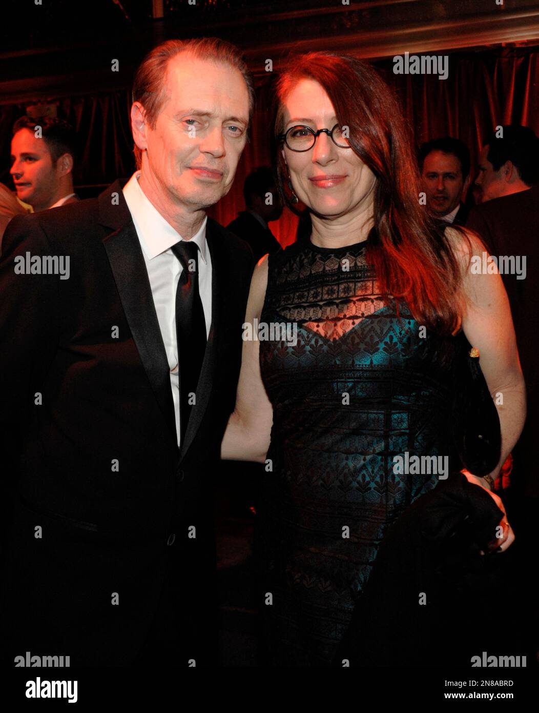 Actor Steve Buscemi, left, and his wife Jo Andres at the Weinstein ...
