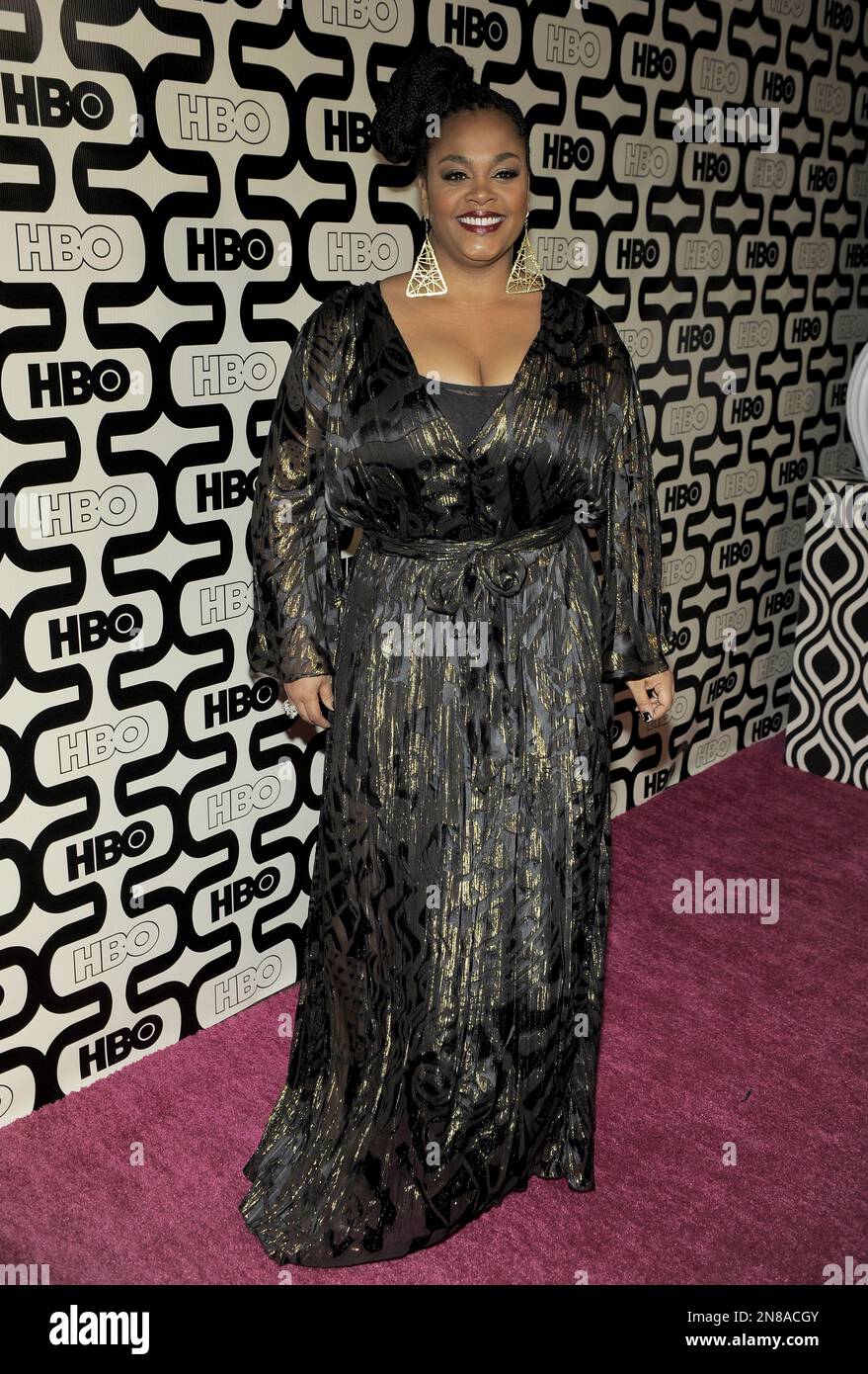 Singer Jill Scott arrives at the HBO Golden Globe After Party at the ...