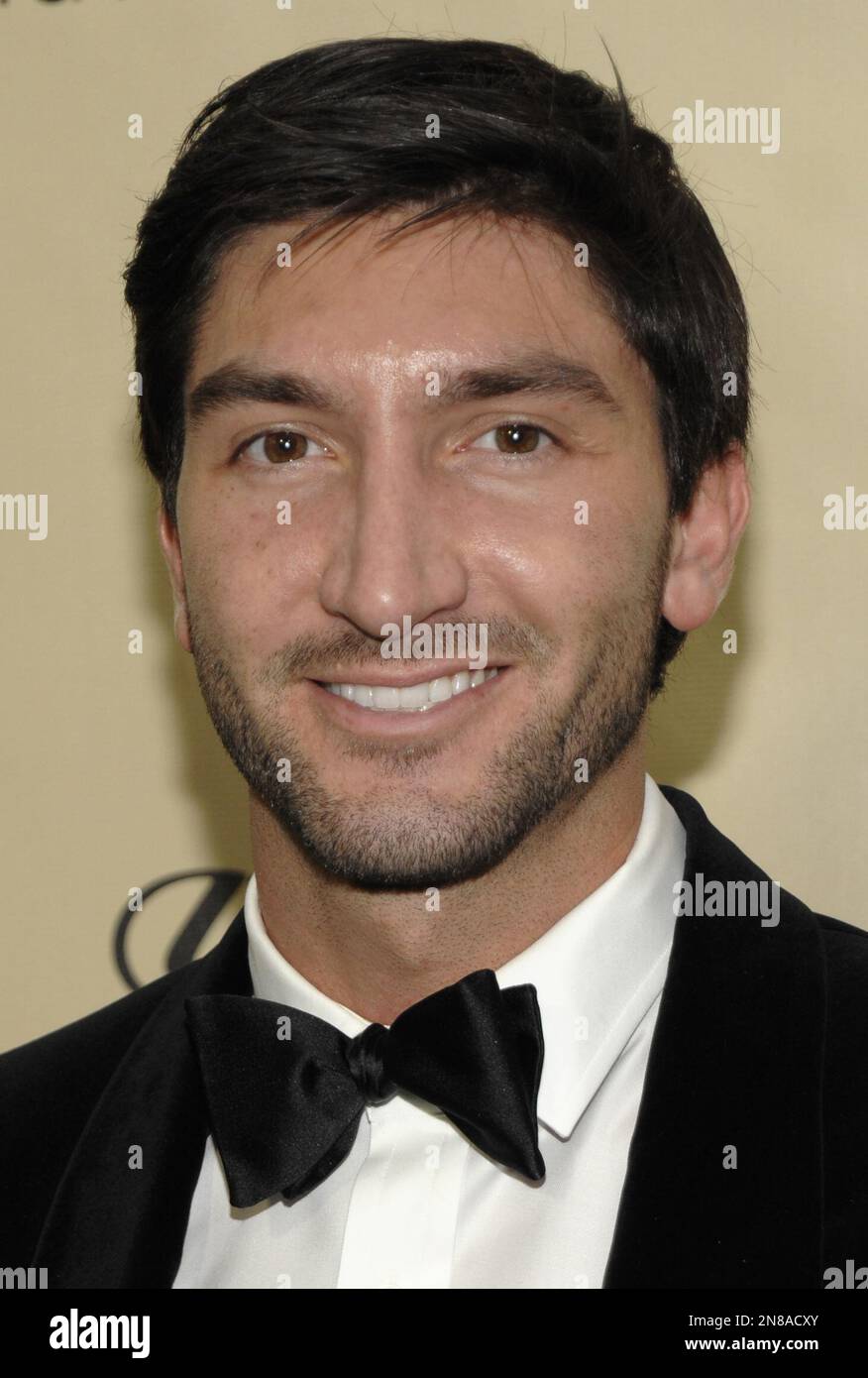 Figure skater Evan Lysacek arrives at the Weinstein Company Golden ...