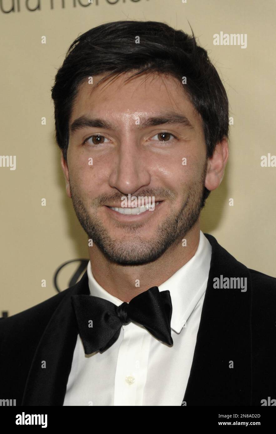 Figure skater Evan Lysacek arrives at the Weinstein Company Golden ...