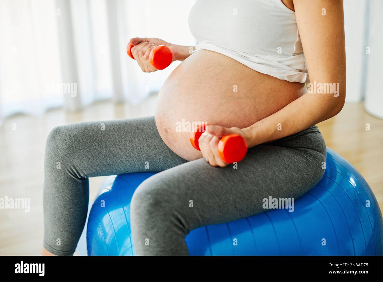 woman pregnant mother pregnancy female exercise sport fitness belly ...