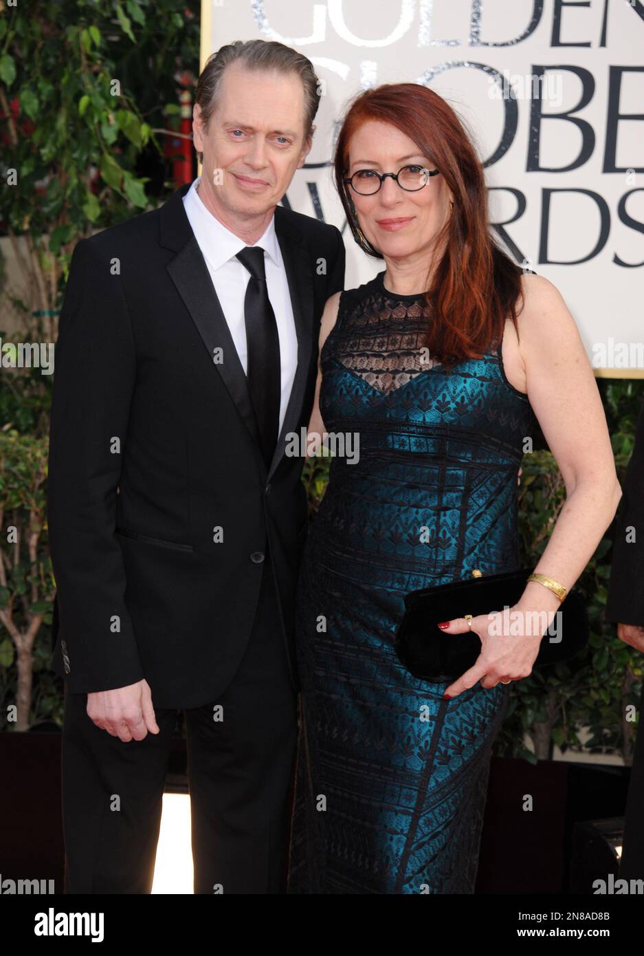 Steve Buscemi and Jo Andres arrive at the 70th Annual Golden Globe ...