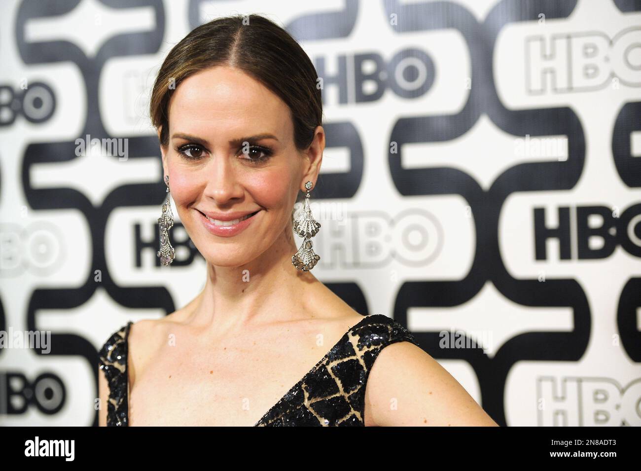 Actress Sarah Paulson arrives at the HBO Golden Globe After Party at ...