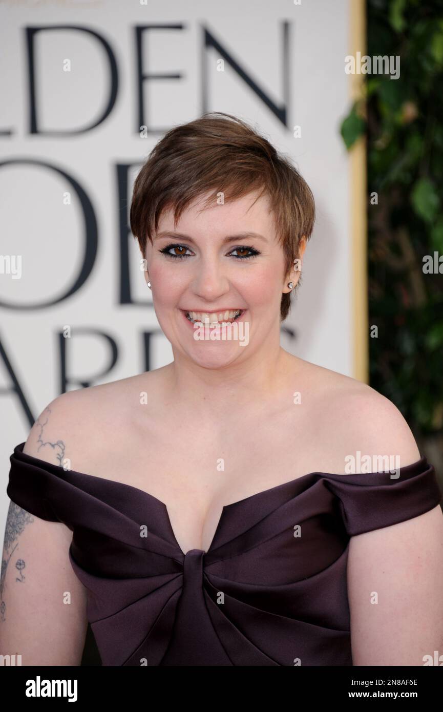 Actress and filmmakerr Lena Dunham arrives at the 70th Annual Golden ...