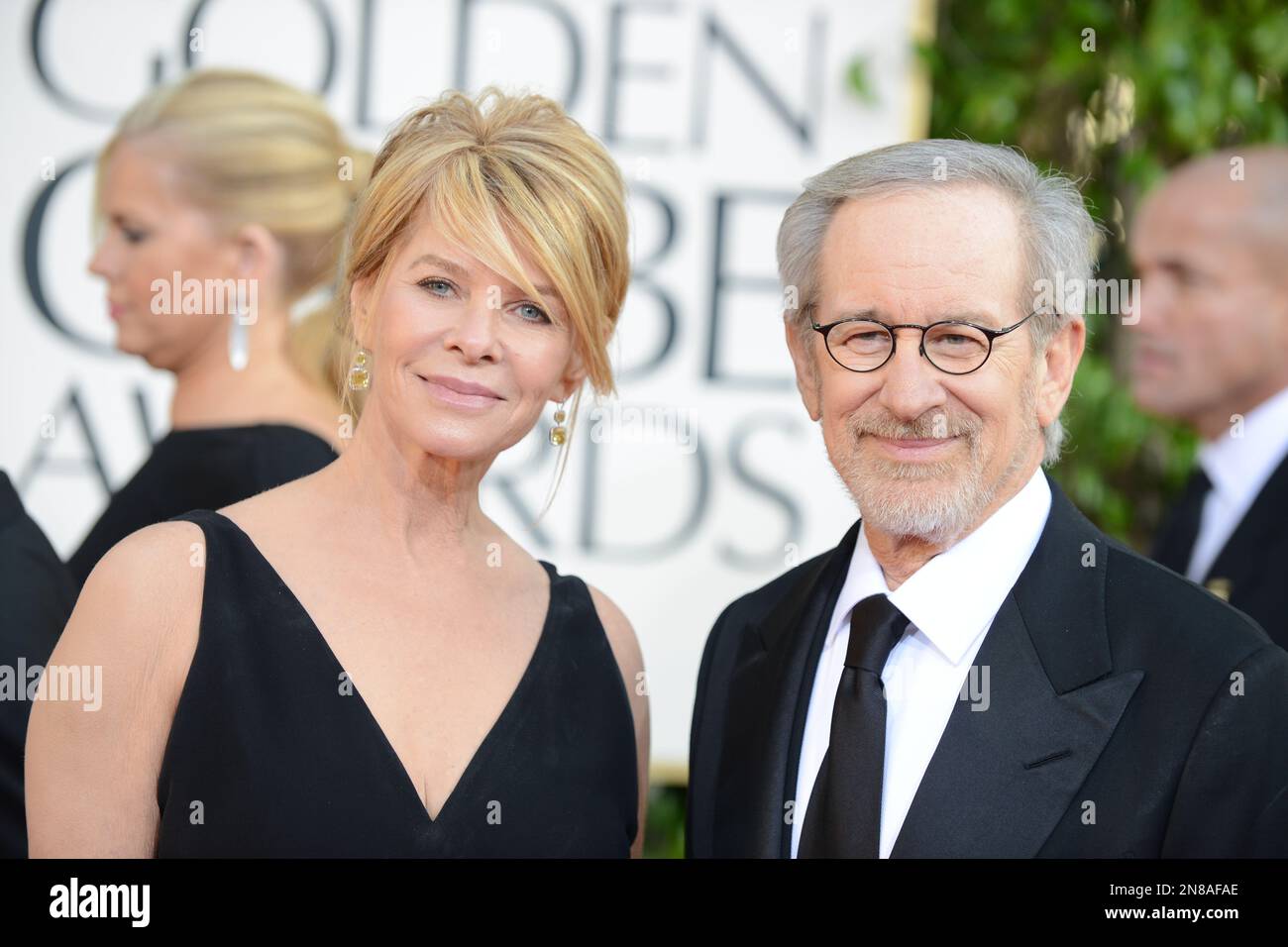 Steven Spielberg and Kate Capshaw arrive at the 70th Annual Golden ...