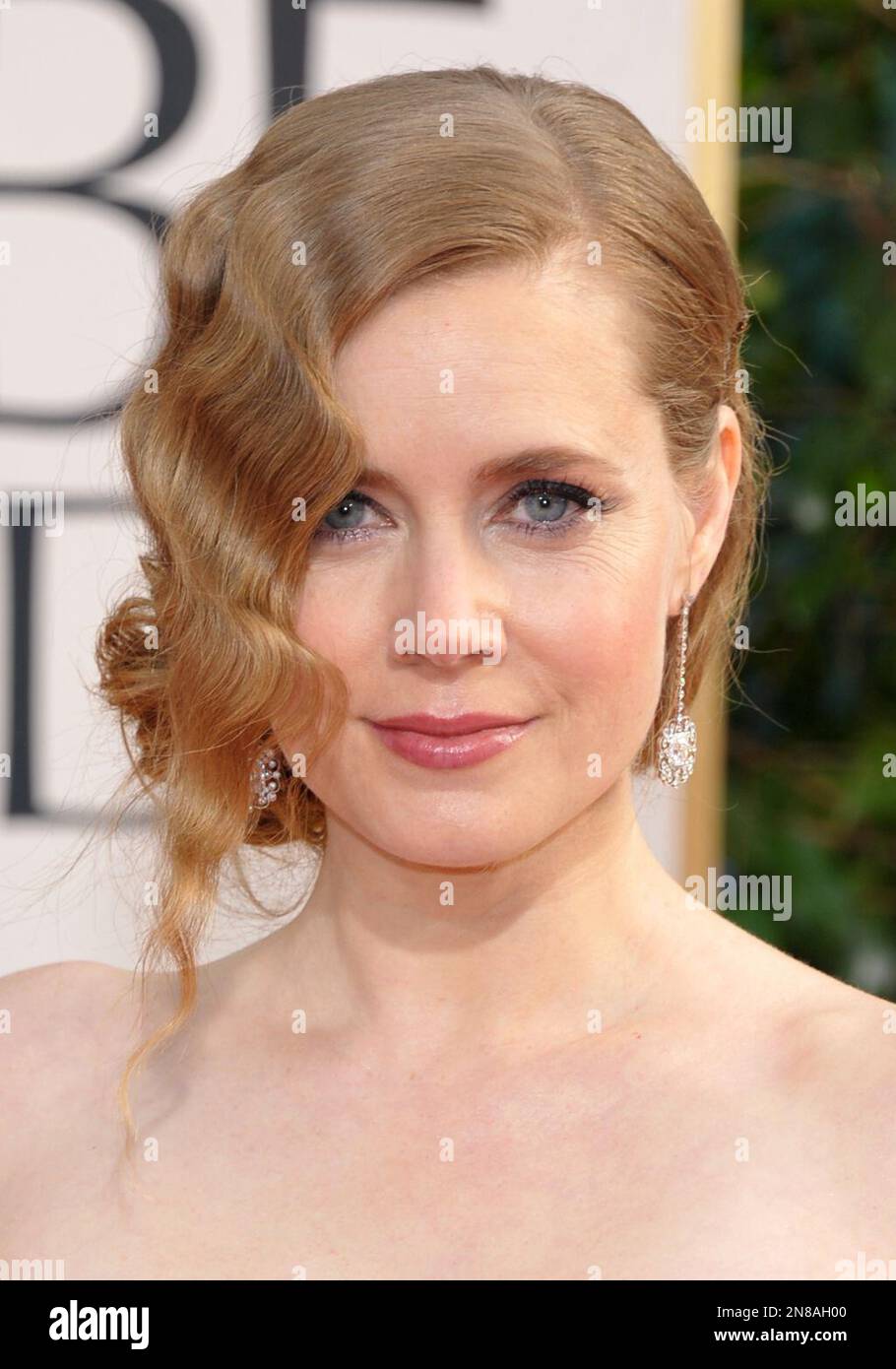 Amy Adams arrives at the 70th Annual Golden Globe Awards at the Beverly ...