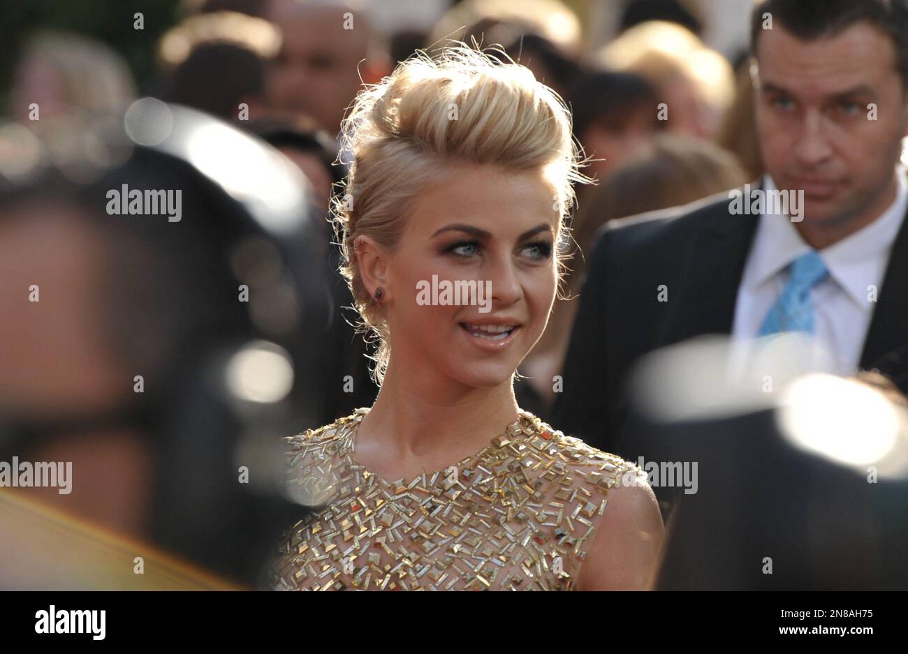 Julianne Hough arrives at the 70th Annual Golden Globe Awards at the ...