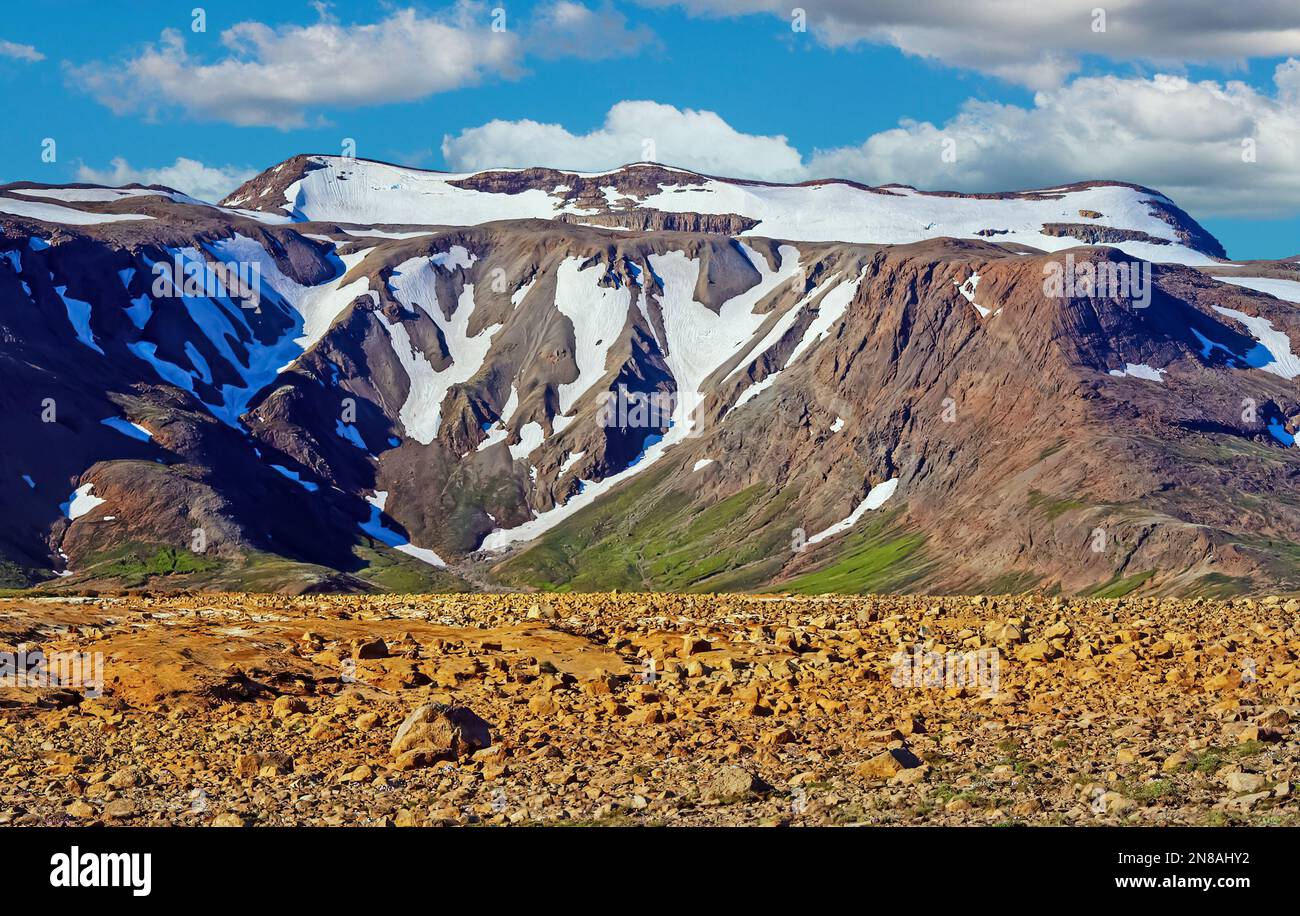 Beautiful mountain snow patches hi-res stock photography and images - Alamy