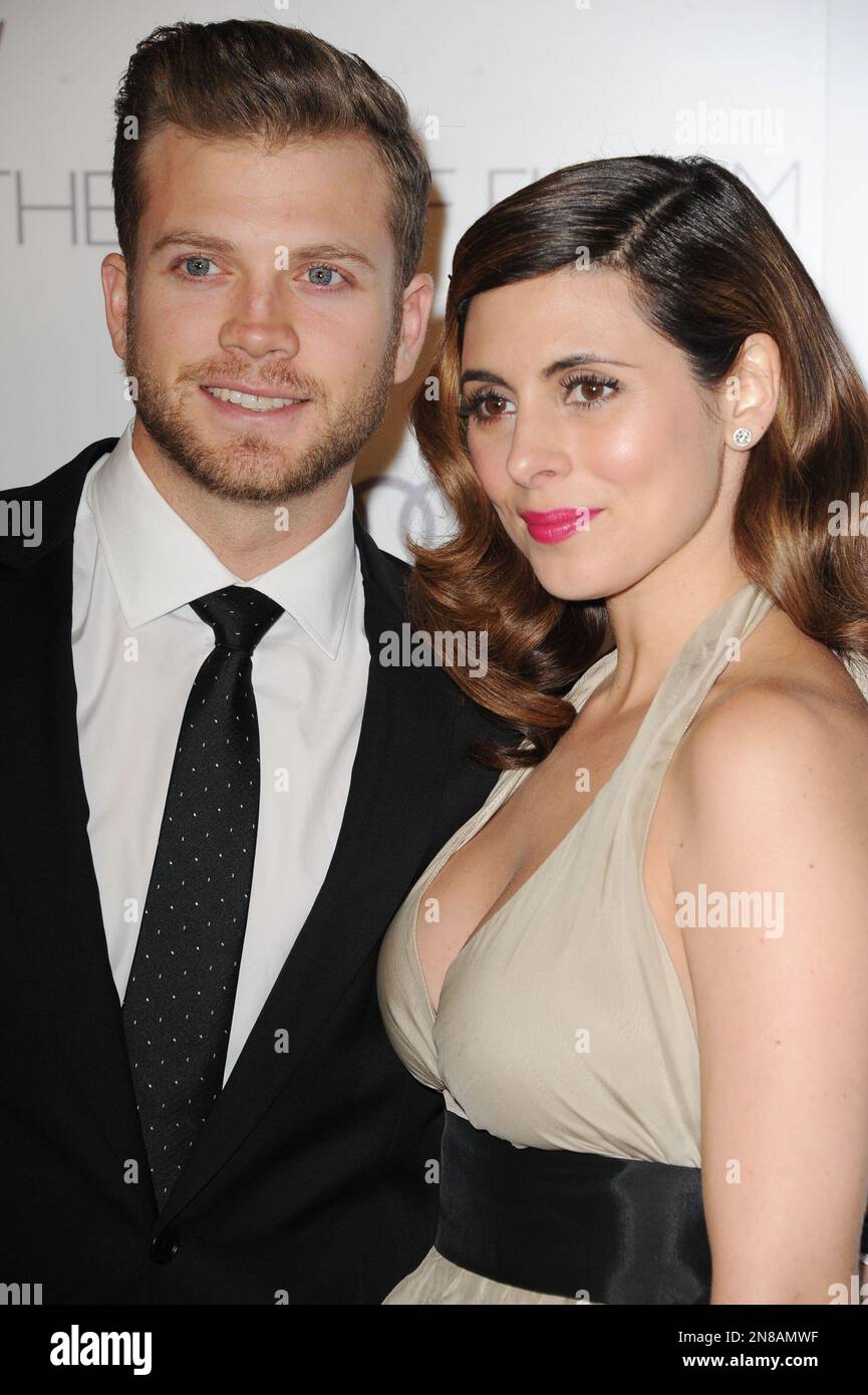 Cutter Dykstra, at left, and Jamie Lynn Sigler attend Art of Elysium's ...
