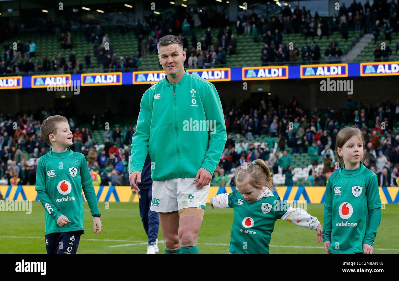 11th February 2023; Aviva Stadium, Dublin, Ireland: Six Nations International Rugby, Ireland ...