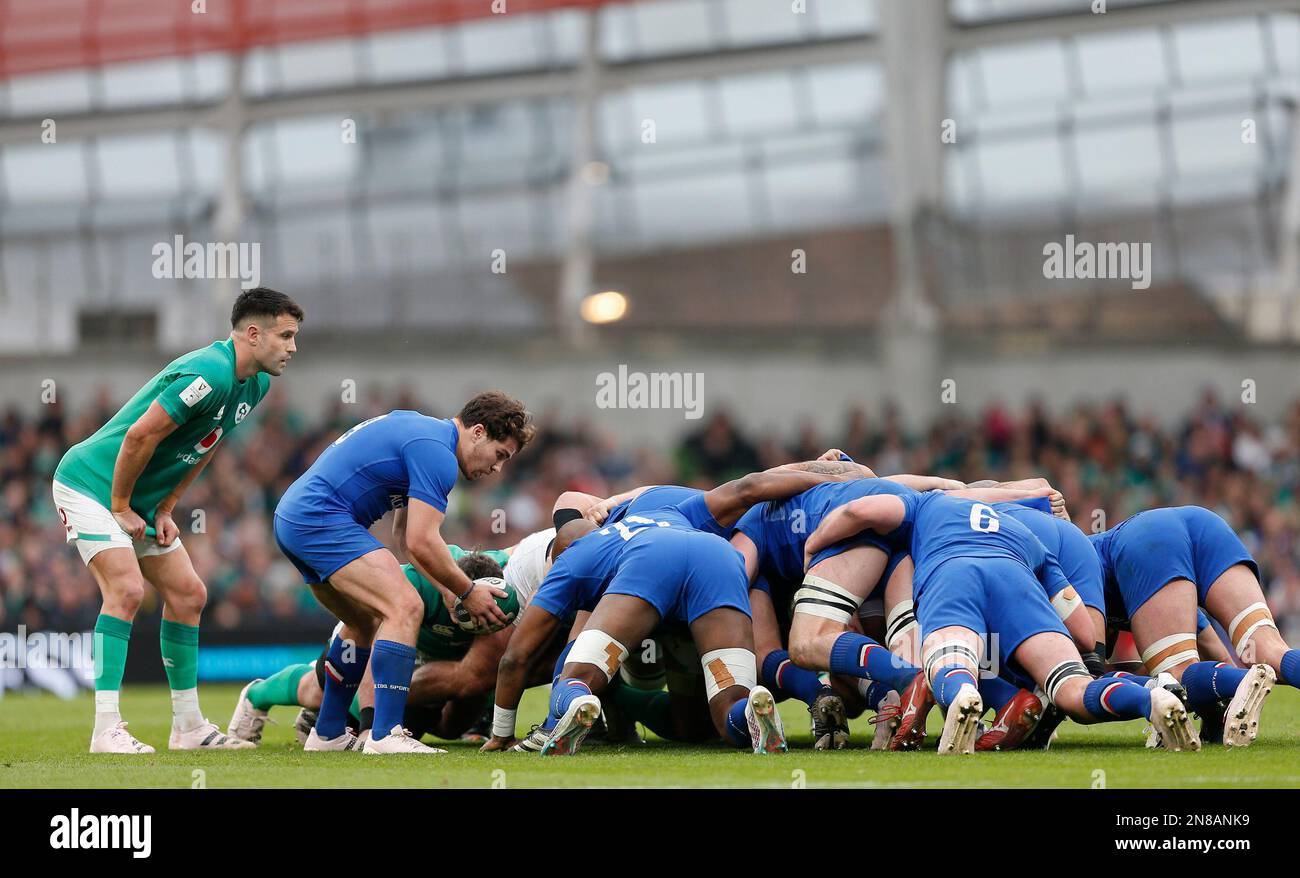 11th February 2023; Aviva Stadium, Dublin, Ireland: Six Nations International Rugby, Ireland ...