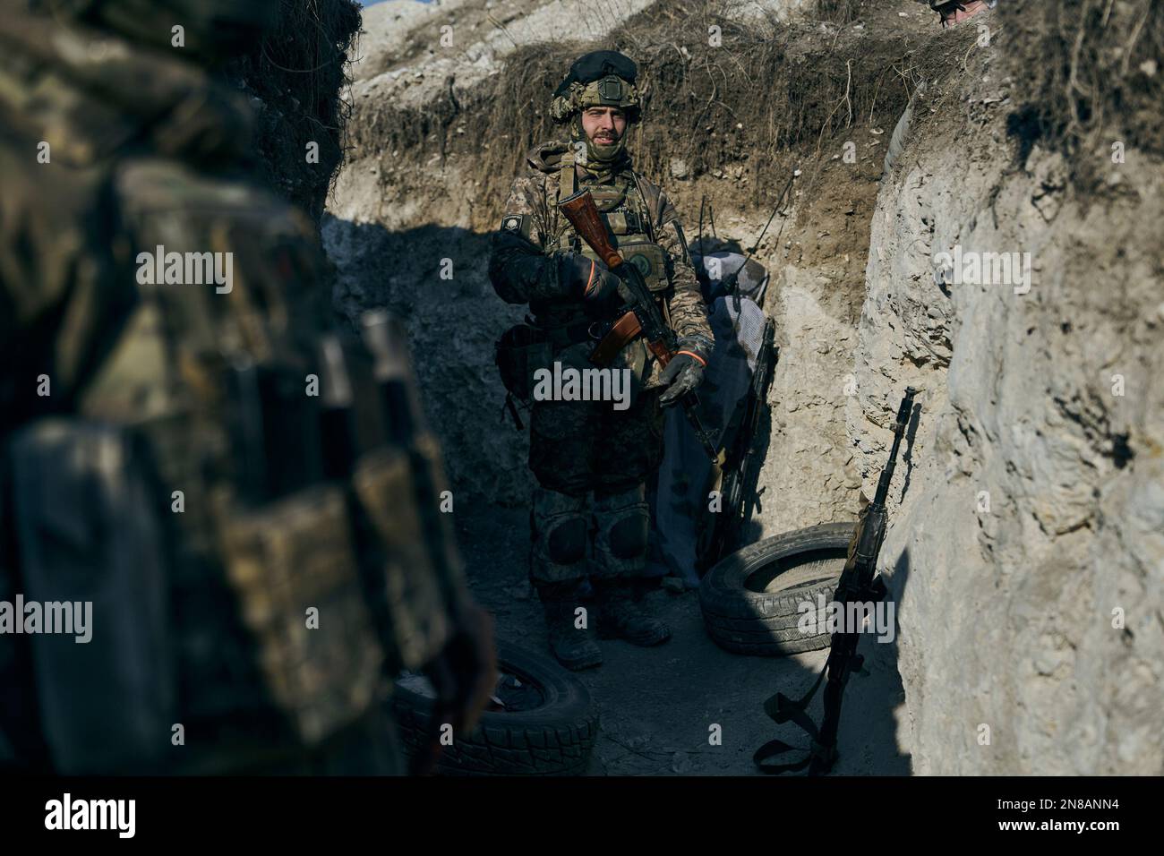 Soldiers of the Ukrainian 3rd Army Assault Brigade of the Special ...