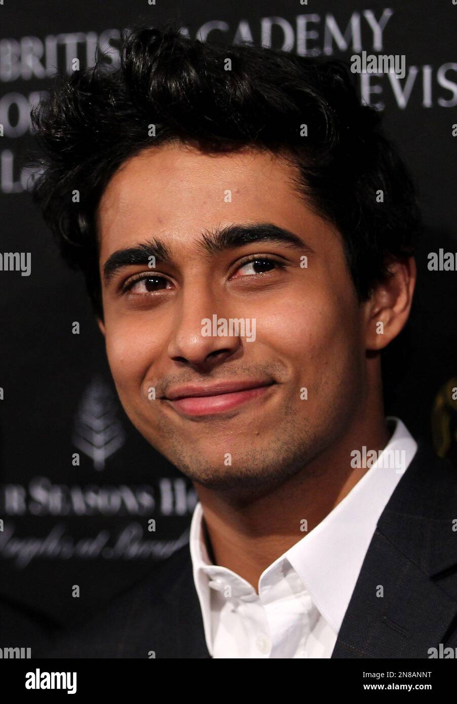 Suraj Sharma arrives at the BAFTA Awards Season Tea Party at The Four ...