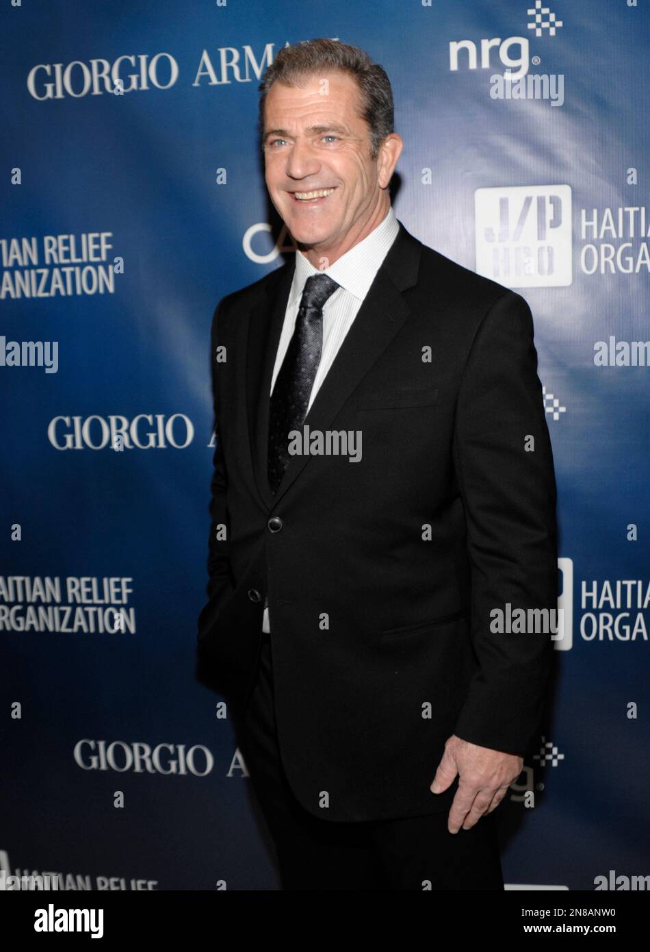 Actor Mel Gibson attends the Help Haiti Home Gala at the Montage Hotel ...