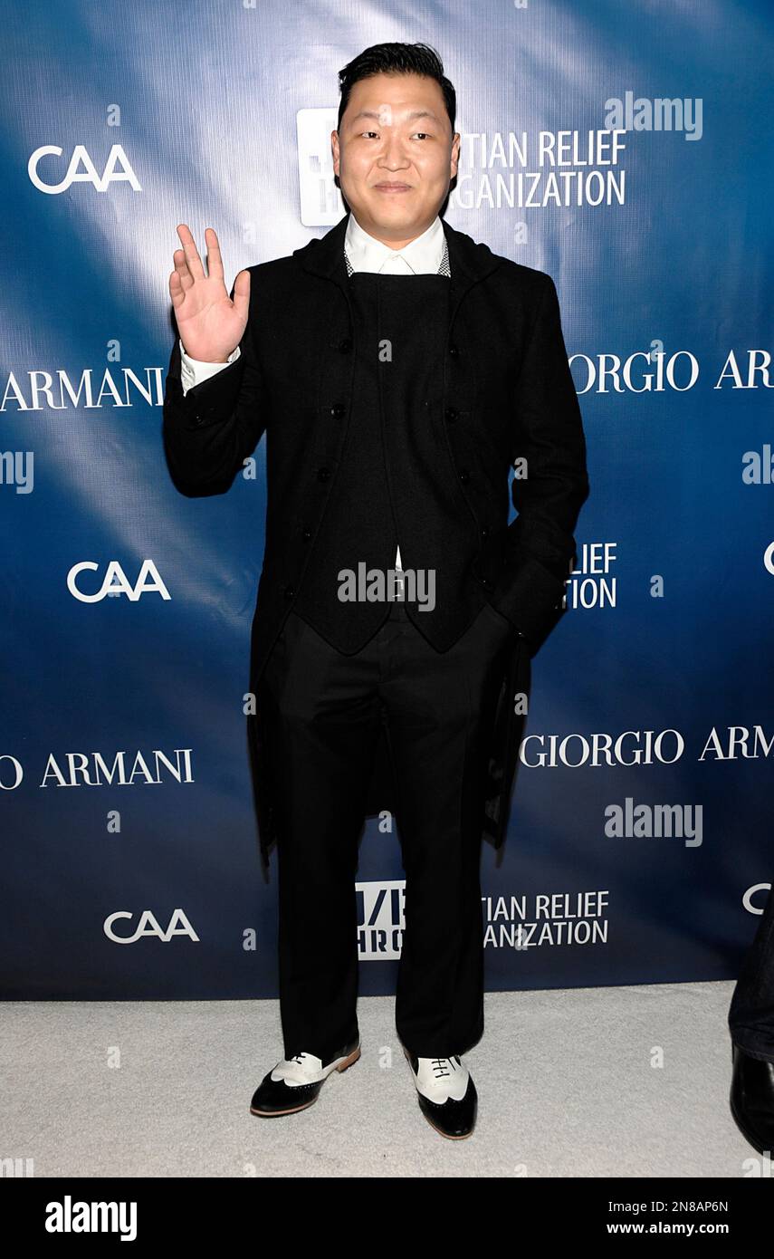 Singer PSY attends the Help Haiti Home Gala at the Montage Hotel on ...