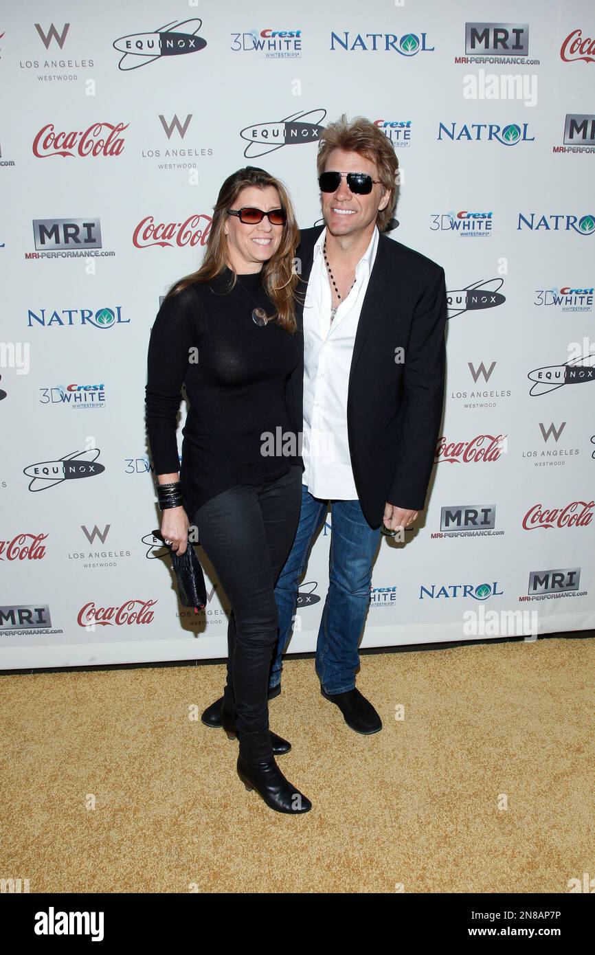 Dorothea Hurley and Jon Bon Jovi attends Gold Meets Golden at Equinox ...