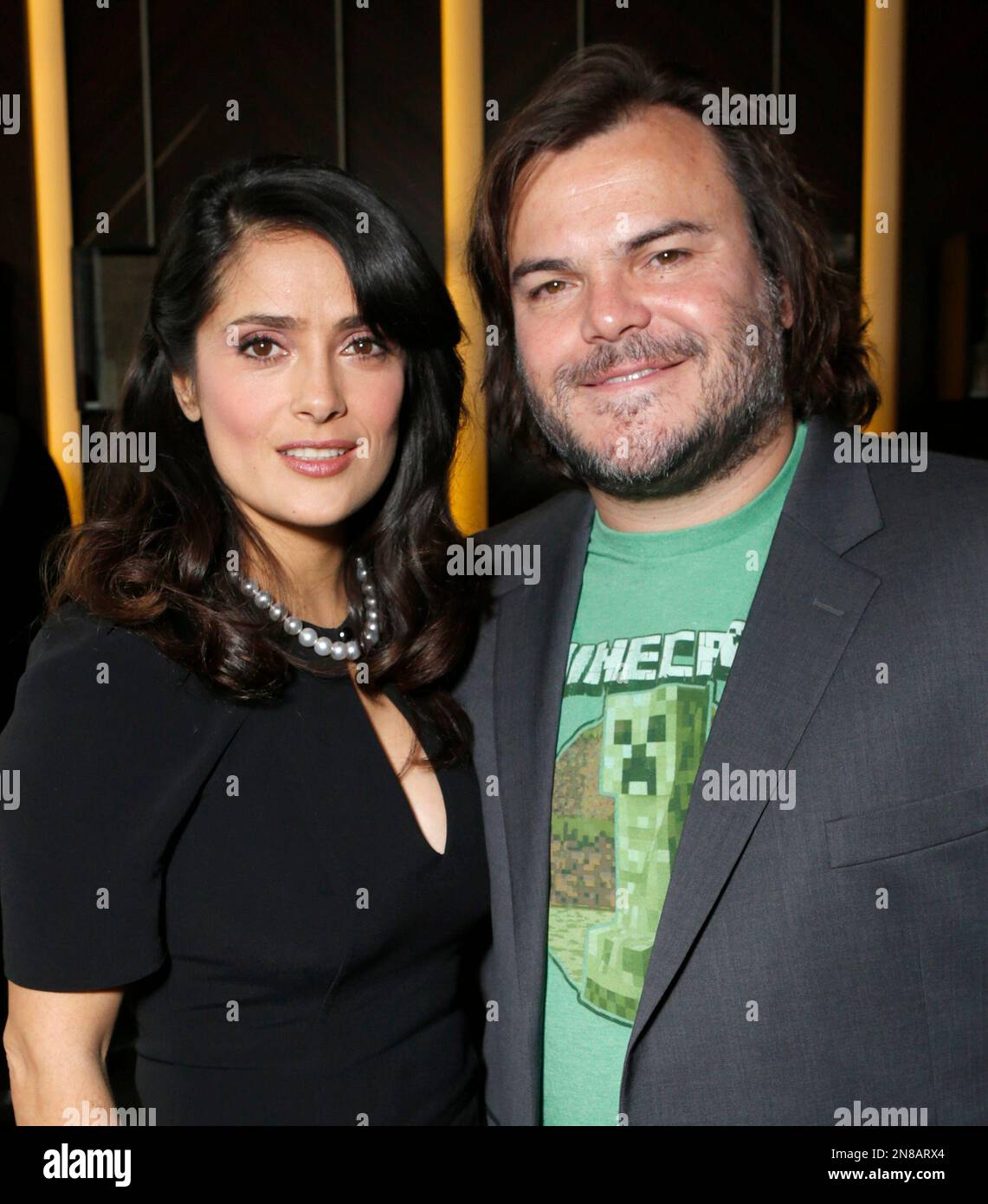 Salma Hayek and Jack Black attend the Film Independent Spirit Awards ...