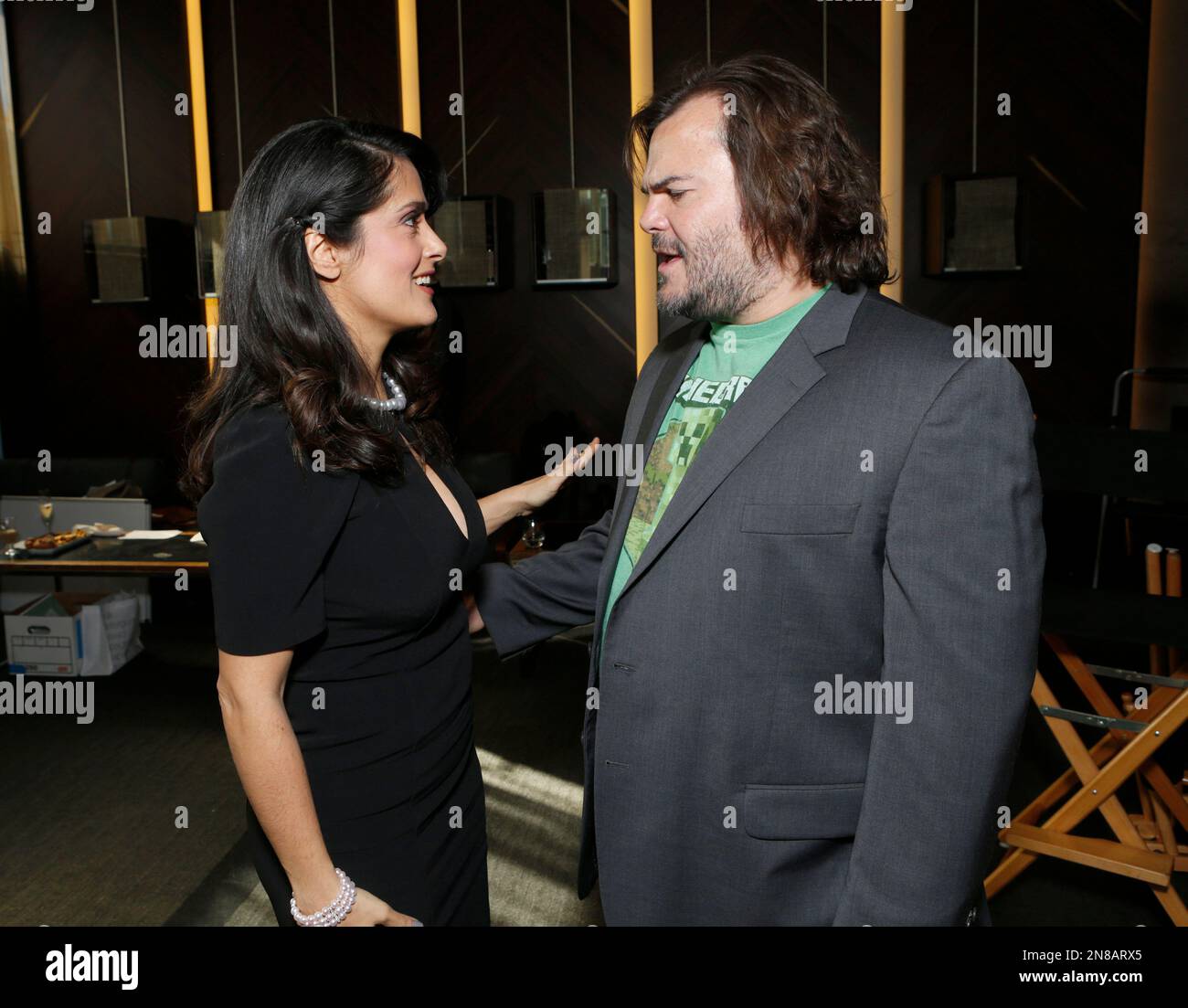 Salma Hayek and Jack Black attend the Film Independent Spirit Awards ...