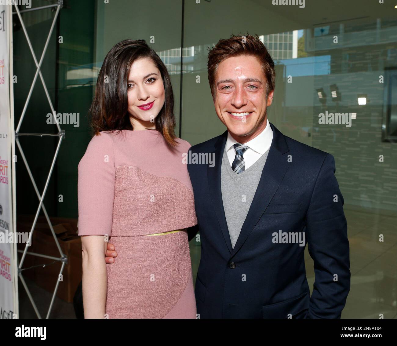 Mary Elizabeth Winstead and Film Independent Co-President Sean Mc Manus ...