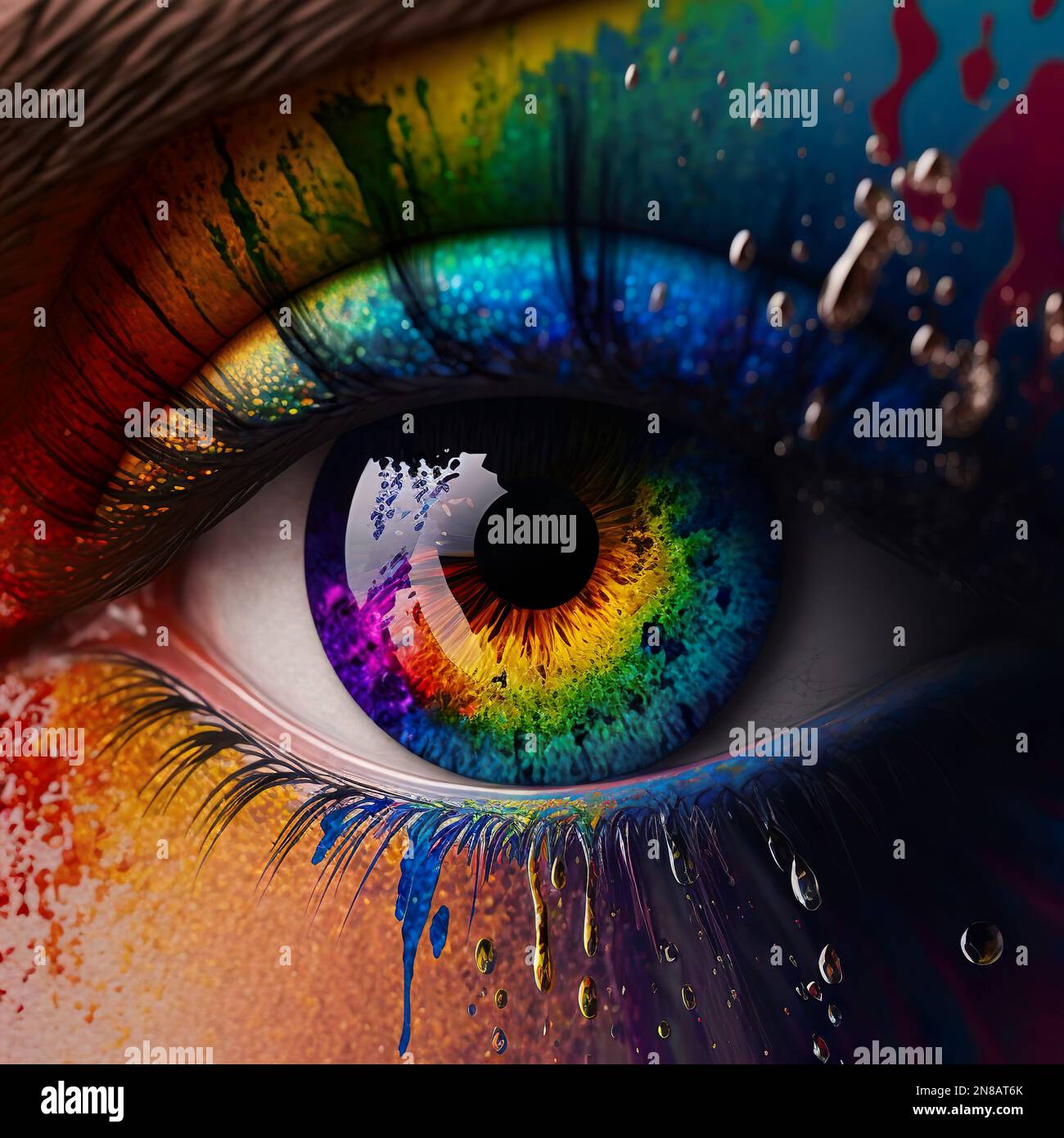 Human eye iris hi-res stock photography and images - Alamy