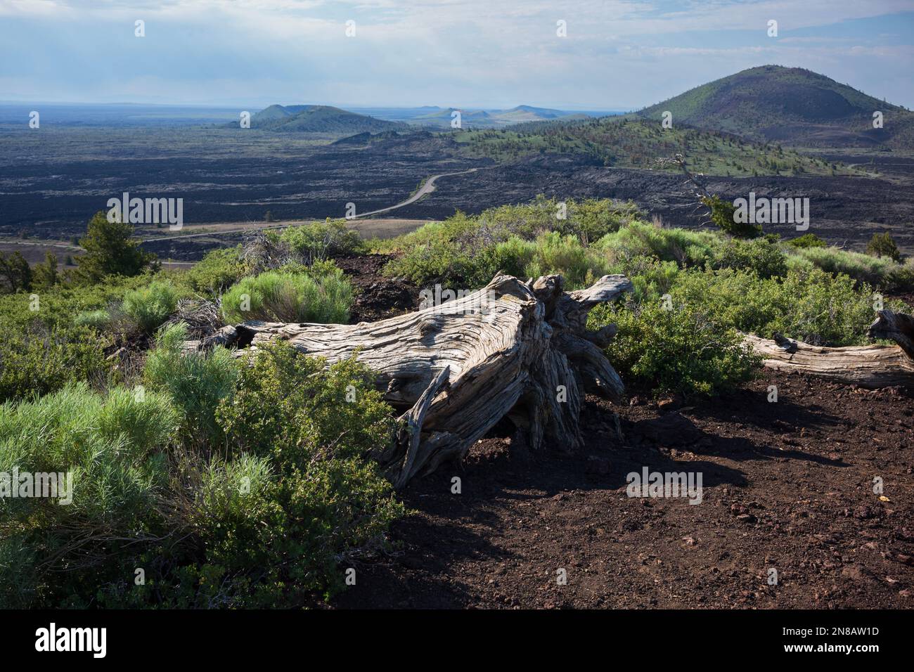 Craters of the Moon National Monument and Preserve near Arco, Idaho is ...