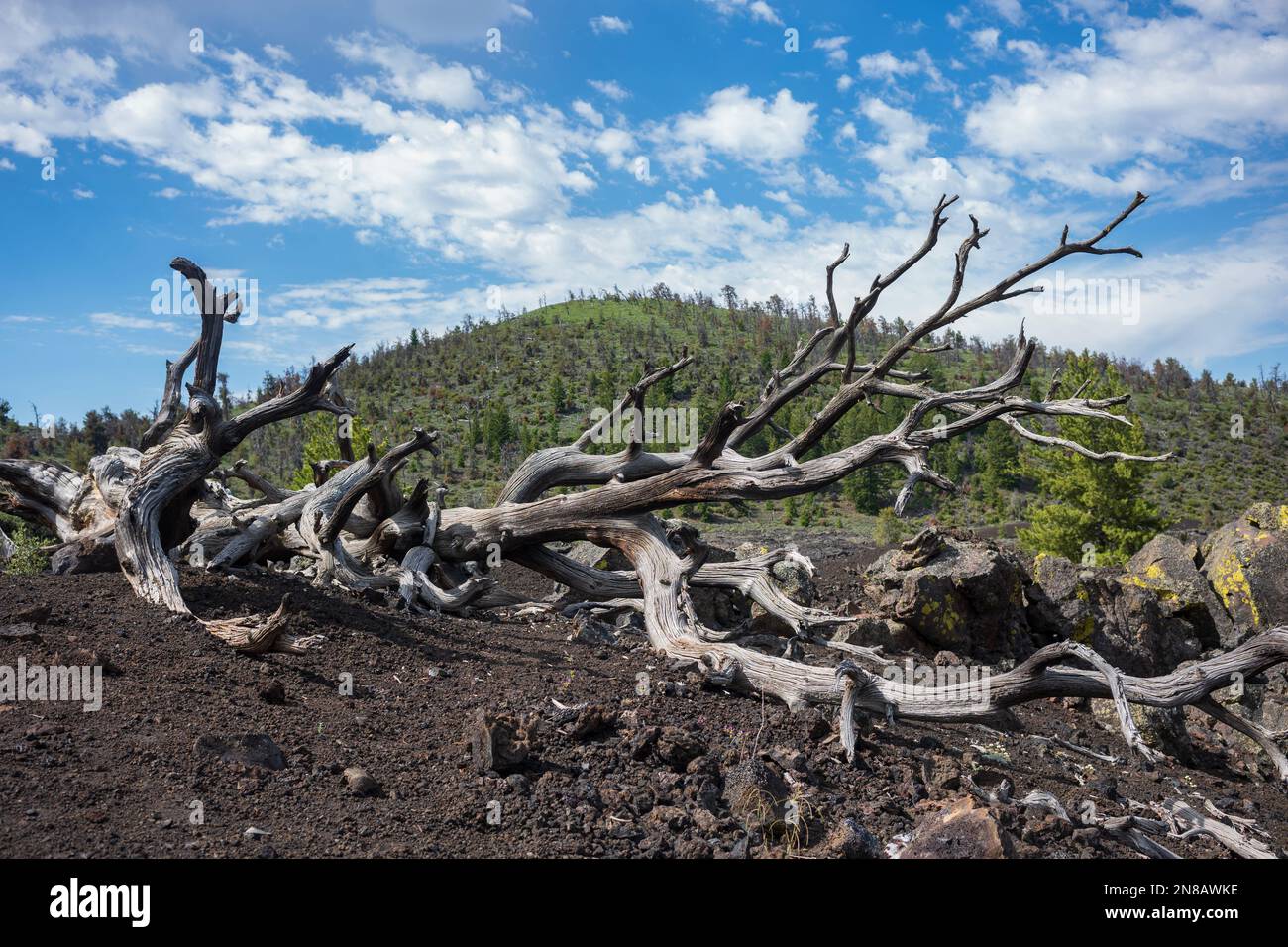 Craters of the Moon National Monument and Preserve near Arco, Idaho is ...