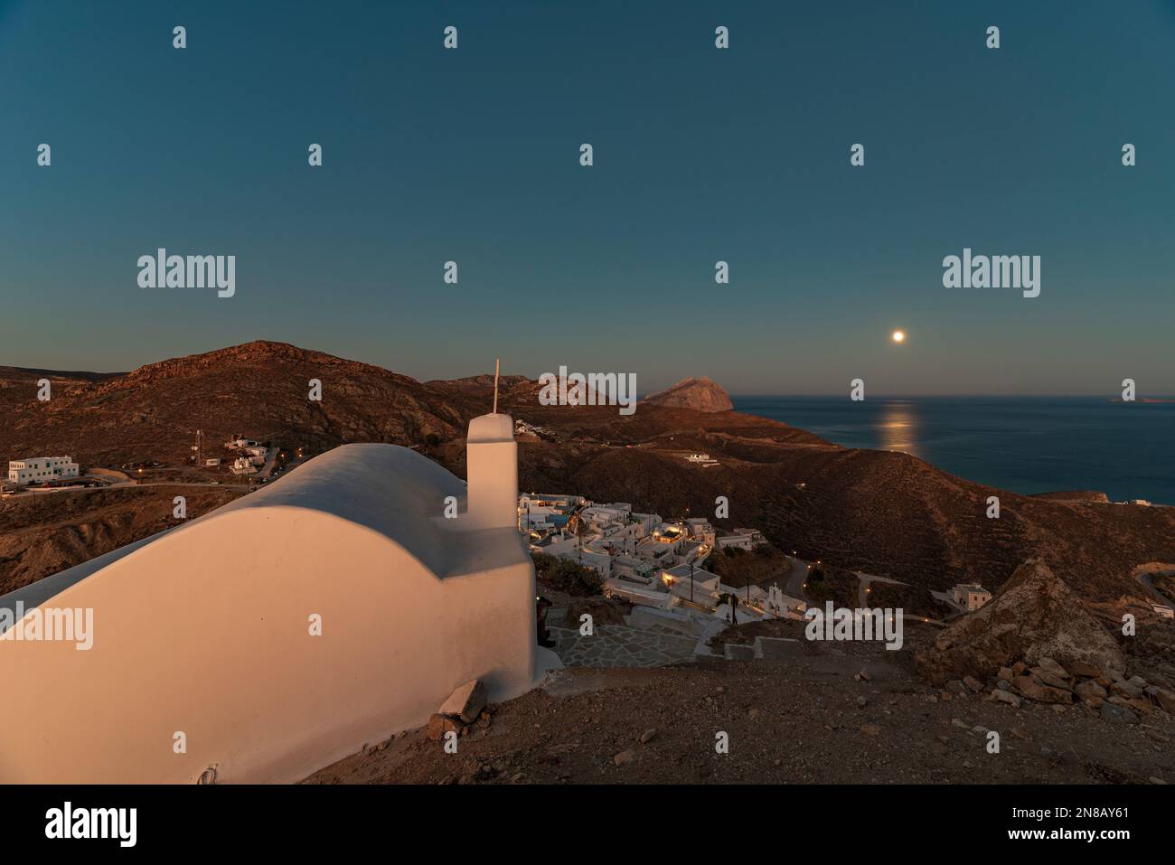 Anafi chora skyline hi-res stock photography and images - Alamy