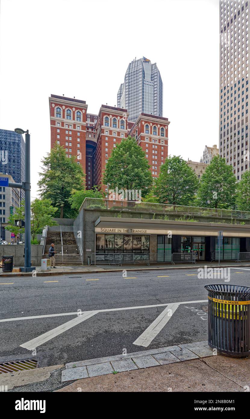 Pittsburgh landmark Omni William Penn Hotel was built in two parts: The ...