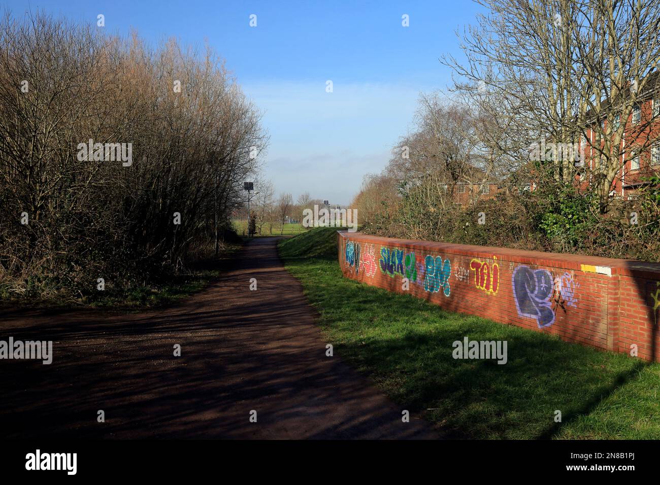 Ely Trail at Sanitorium Park, Leckwith, Cardiff. Taken February 2023 ...