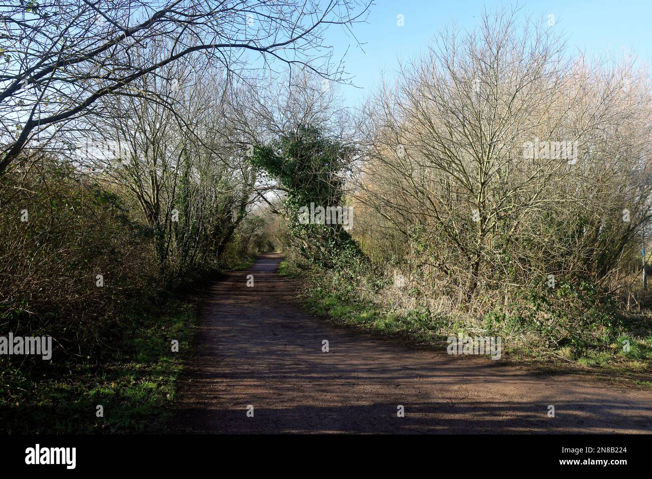 Ely Trail, Leckwith, Cardiff. Taken February 2023. winter.cym Stock ...