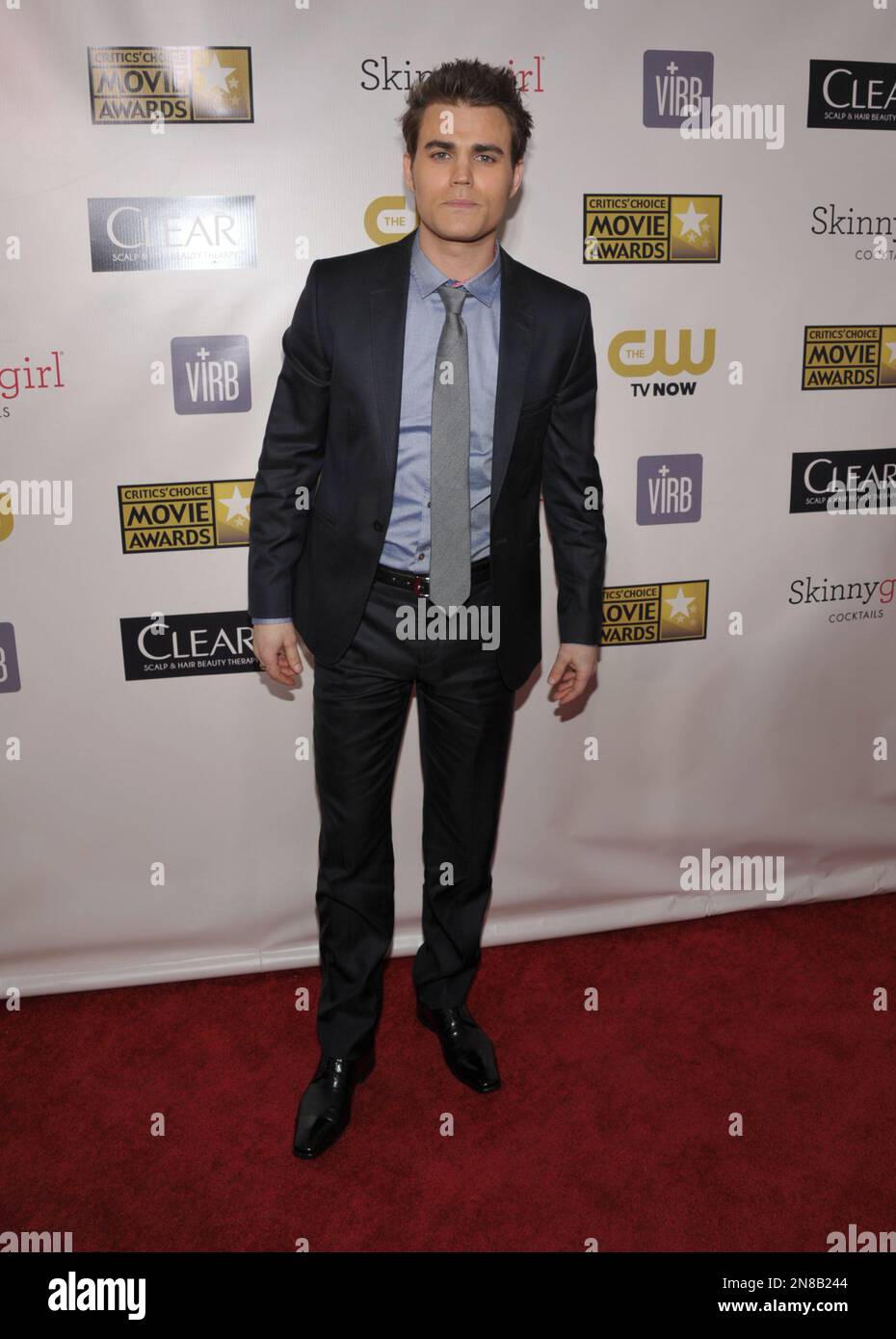 Paul Wesley arrives at the 18th Annual Critics' Choice Movie Awards at ...
